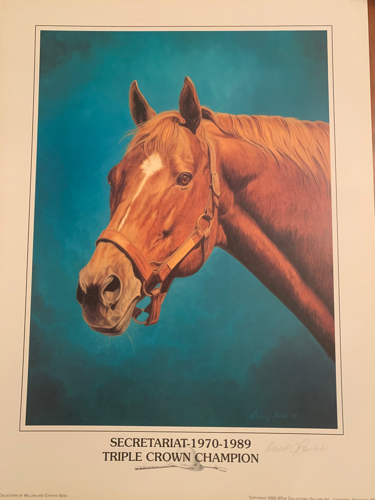 "Secretariat-1970-1989 Triple Crown Champion" Print – Claiborne Farm