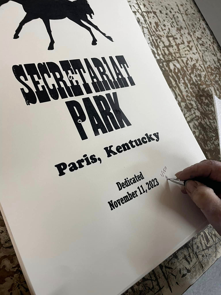 Secretariat Park Commemorative Print – Claiborne Farm